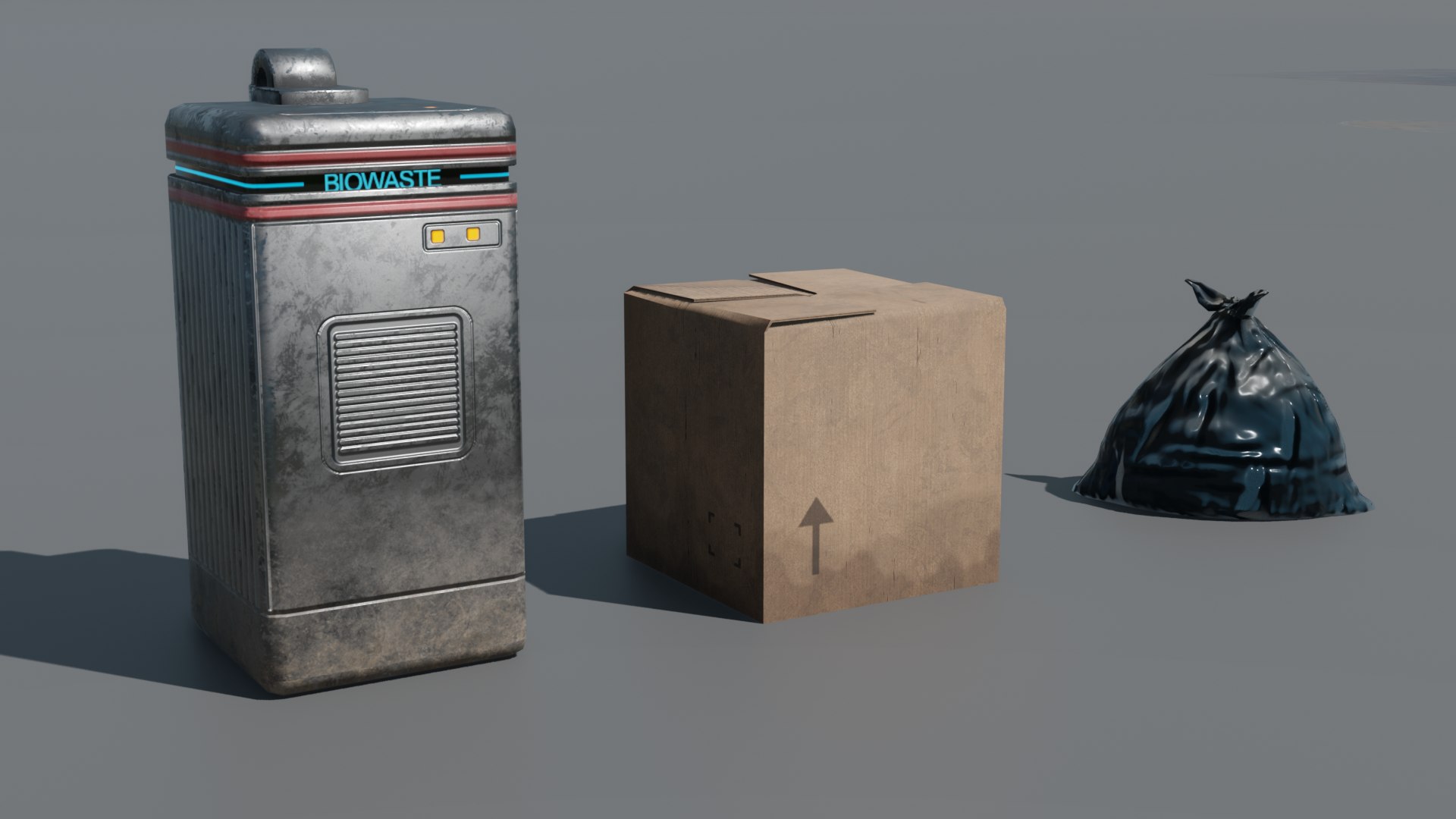 3D Street Retro Future Props - TurboSquid 2271489