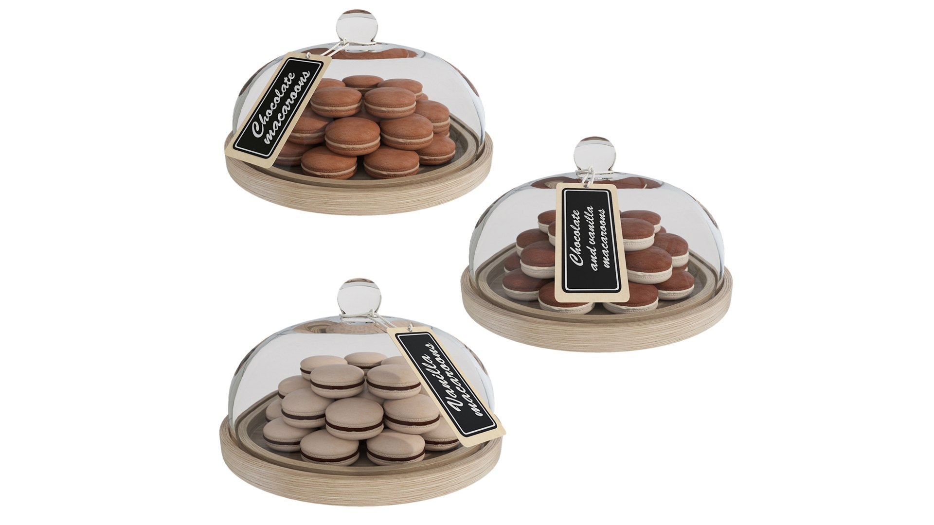 3D Macaroon Stands - TurboSquid 2369771