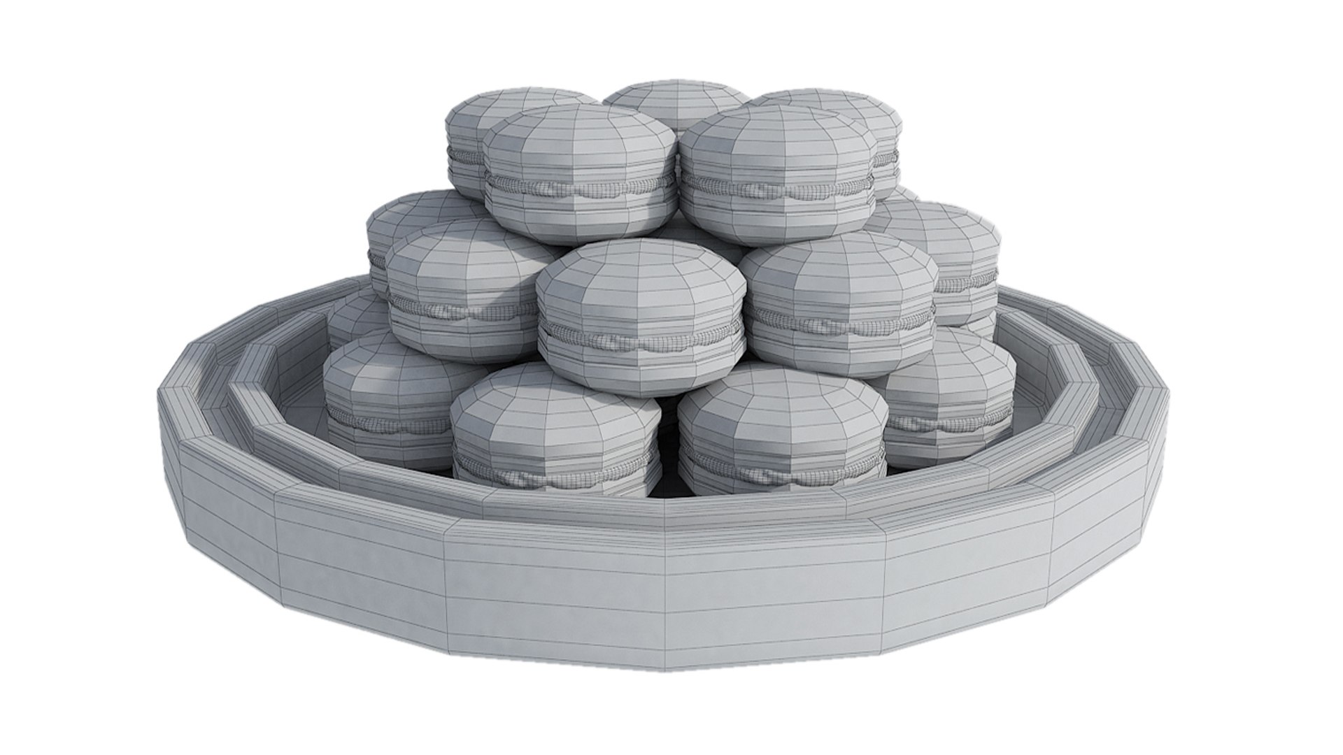 3D Macaroon Stands - TurboSquid 2369771