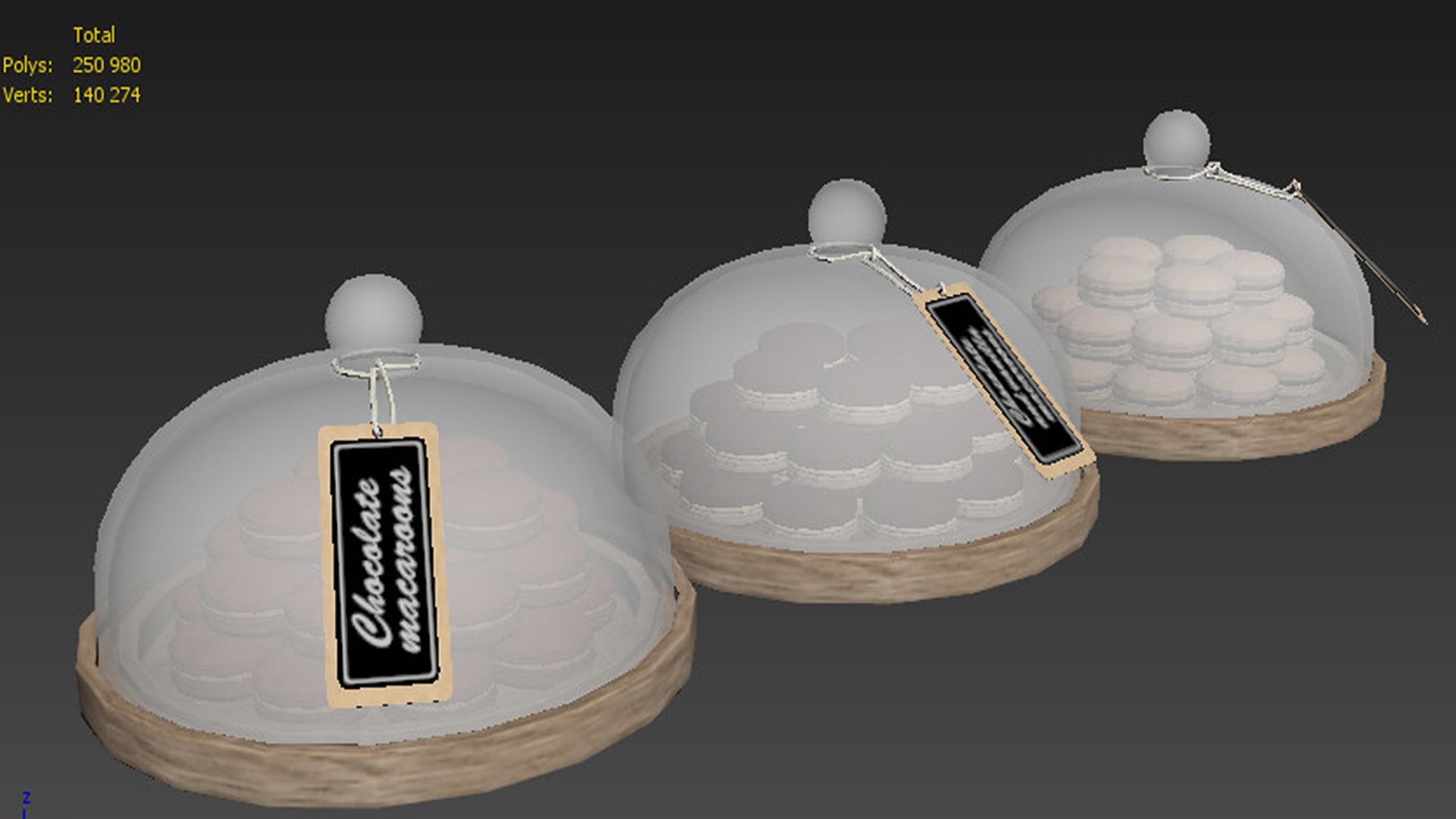3D Macaroon Stands - TurboSquid 2369771
