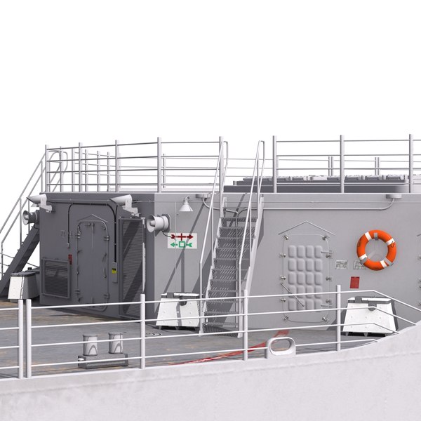 3d uss mobile bay cg-53 model