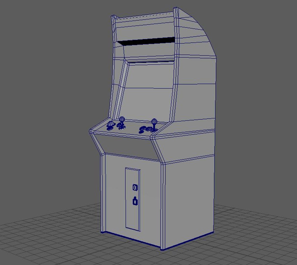 80 S Neon Arcade Machine 3D - TurboSquid 1229419