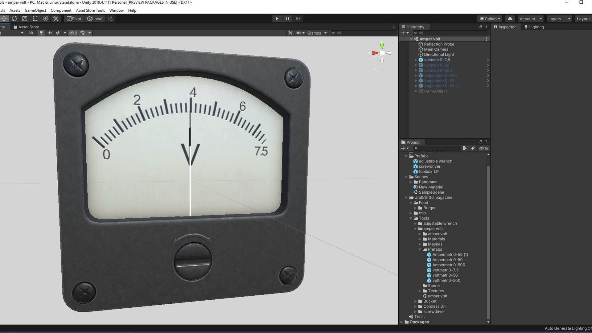 3D Voltmeter Virtual Labs - TurboSquid 1632311