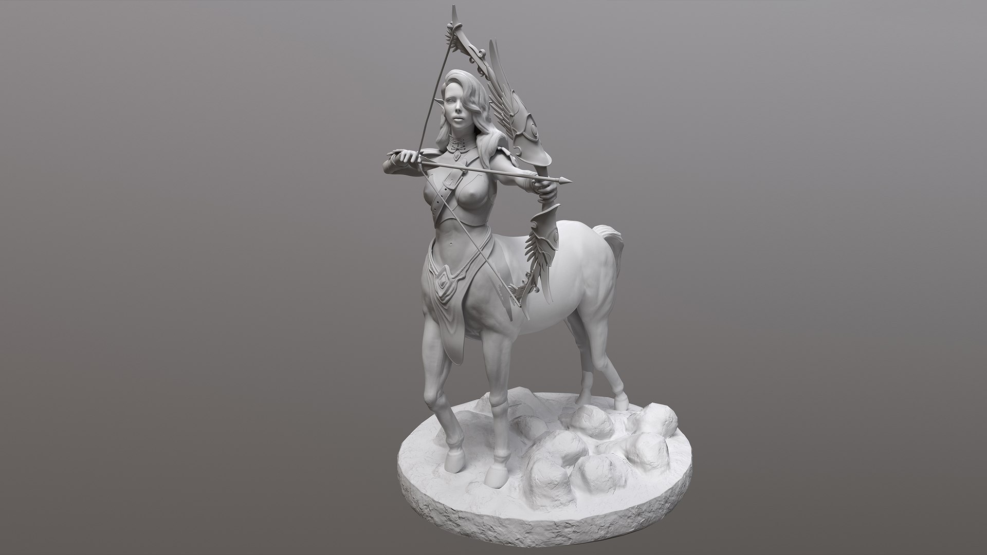 3D Elf Centaur Girl - TurboSquid 2396770
