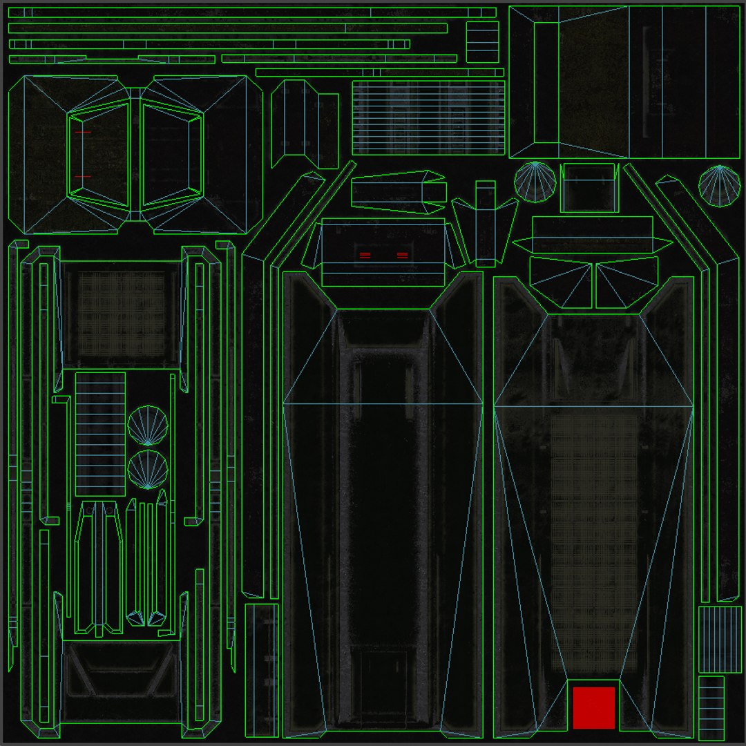Technical Hatch B model - TurboSquid 1719929
