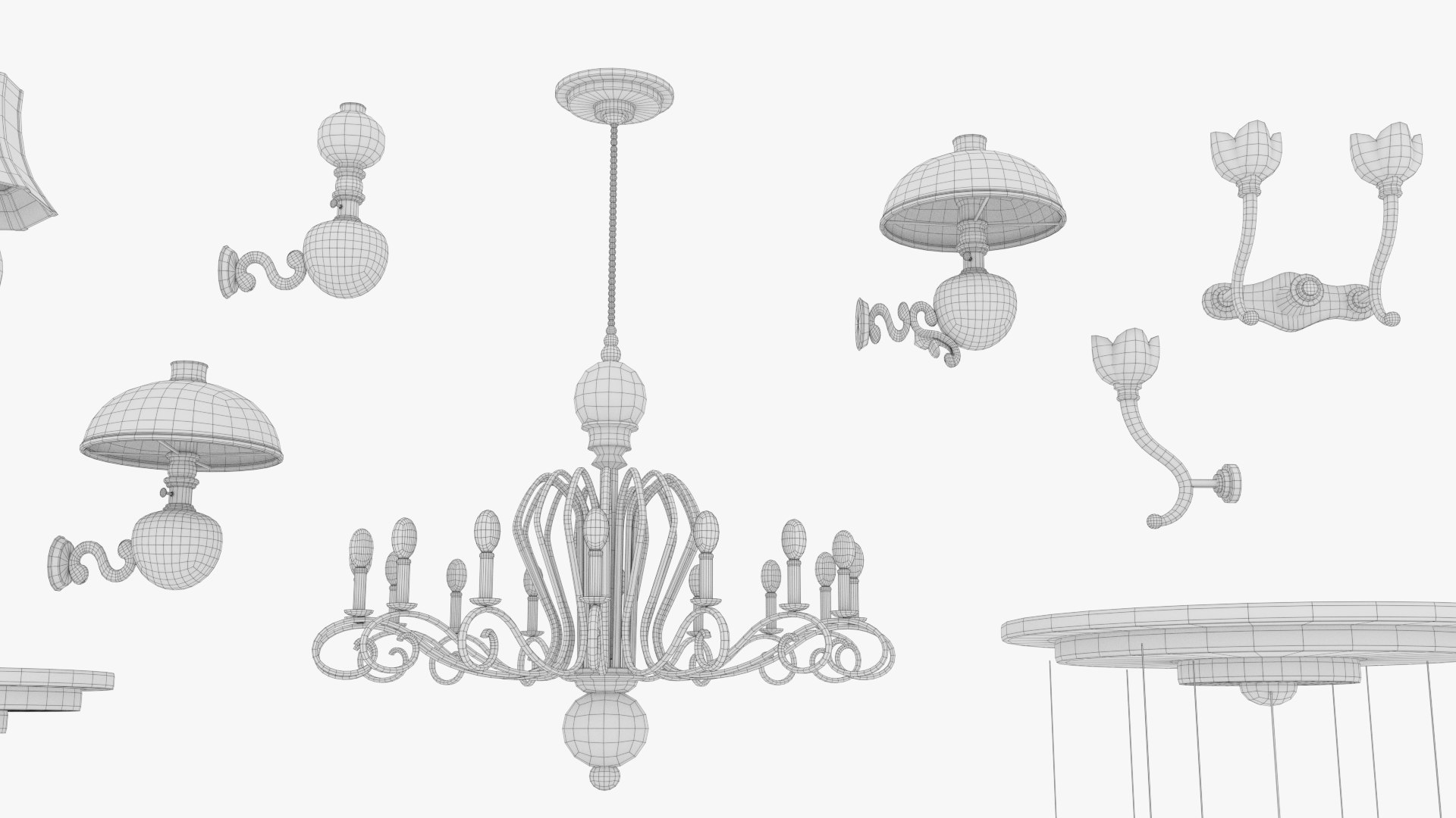 3D Victorian Lamps - TurboSquid 1810870