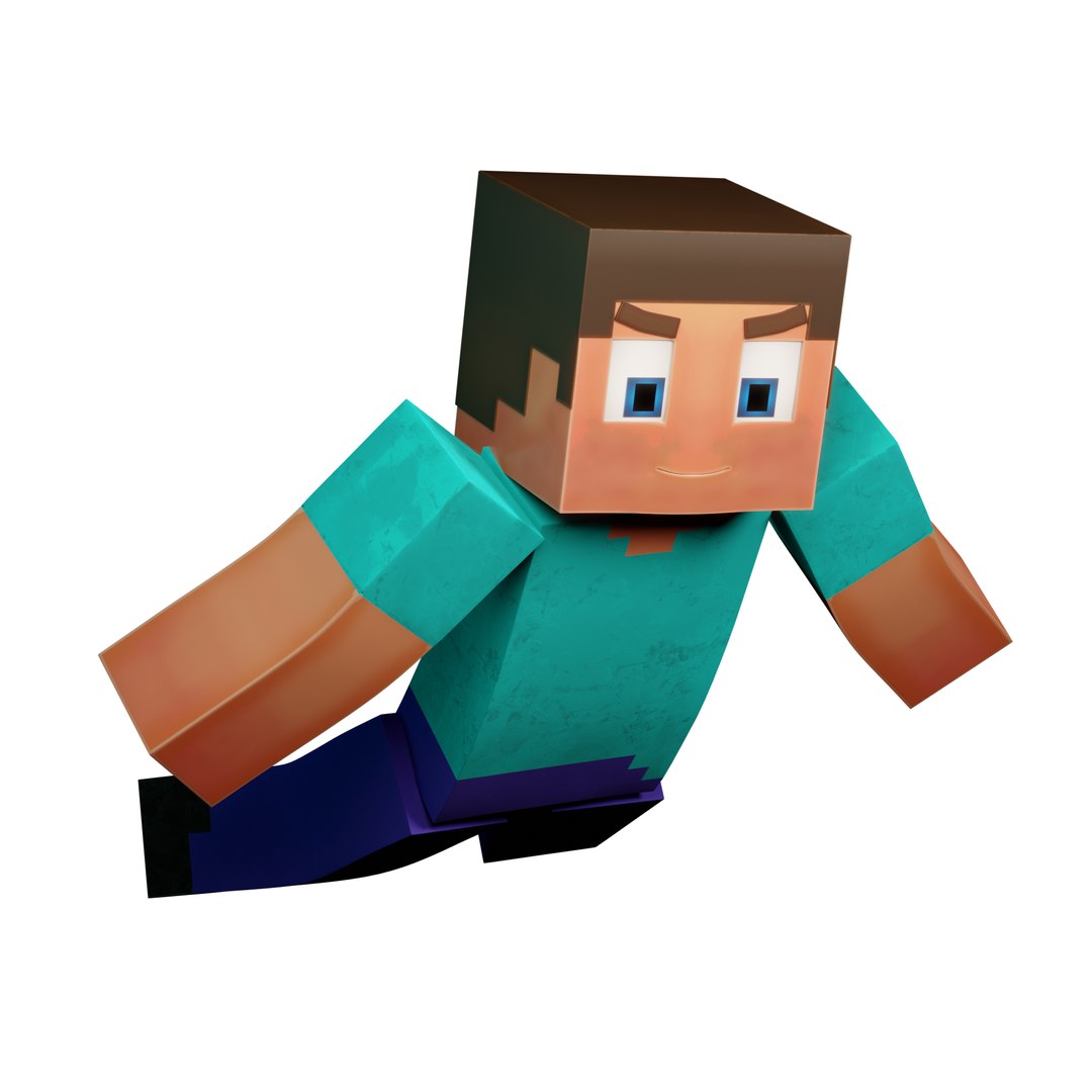 3D Minecraft Steve - TurboSquid 2175844