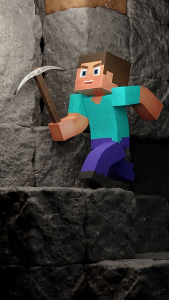 modelo 3d minecraft steve - TurboSquid 2175844