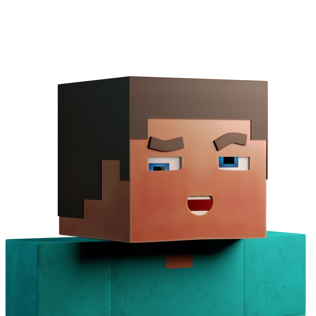 3D Minecraft Steve - TurboSquid 2175844