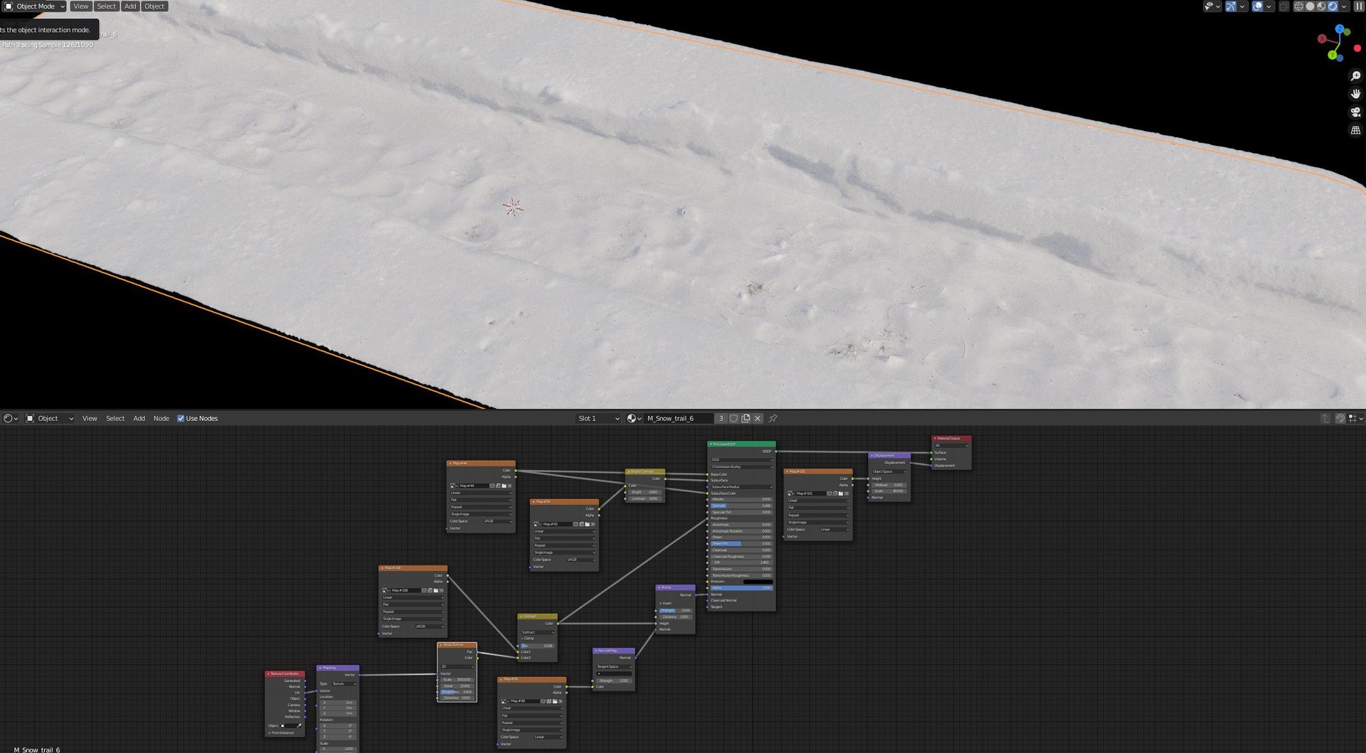 3D model Winter footpath - TurboSquid 1837586