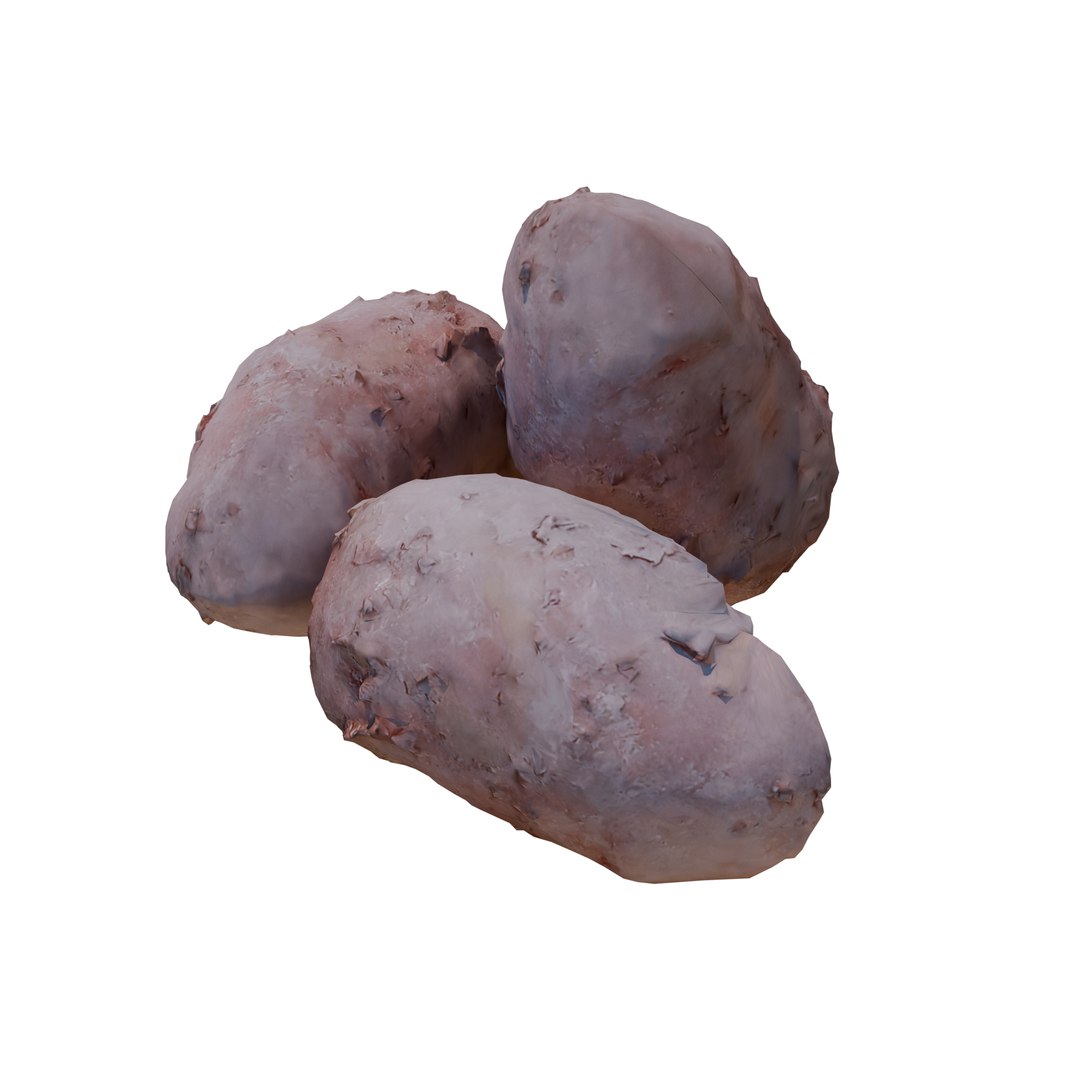 3D Potato Model - TurboSquid 2250072
