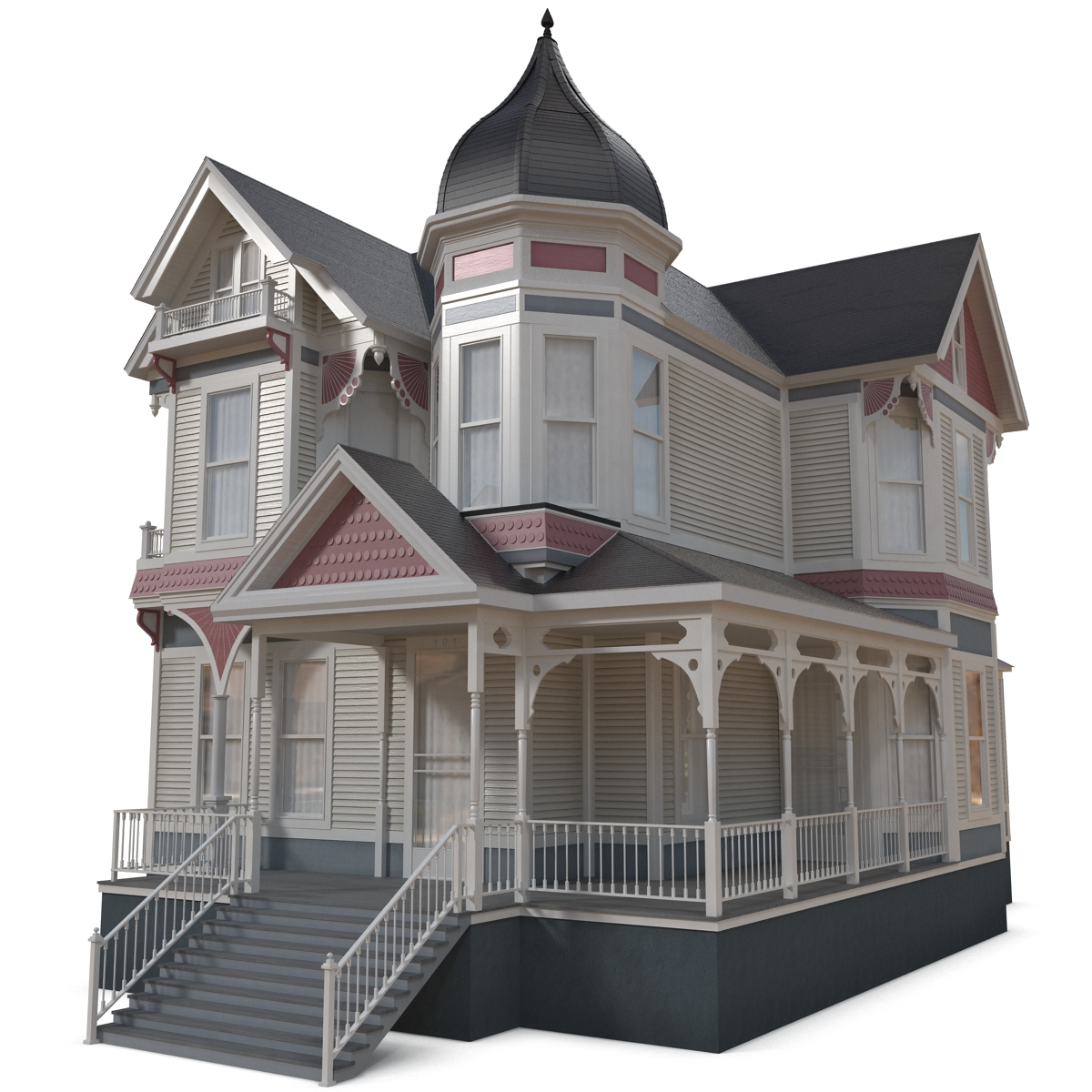 3d victorian house