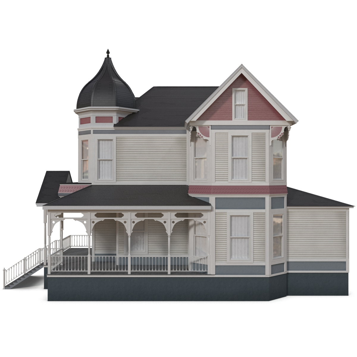 3d victorian house
