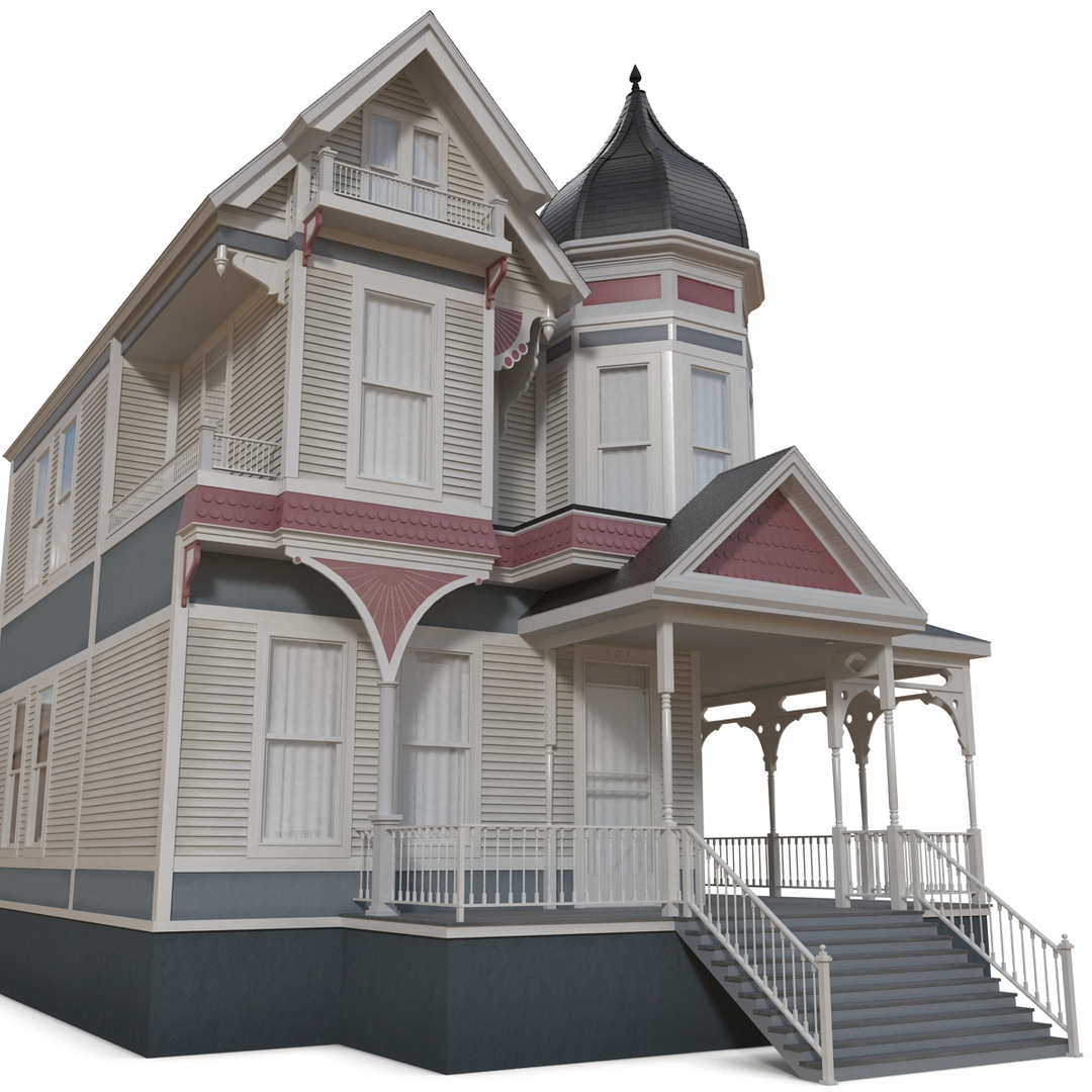 3d victorian house
