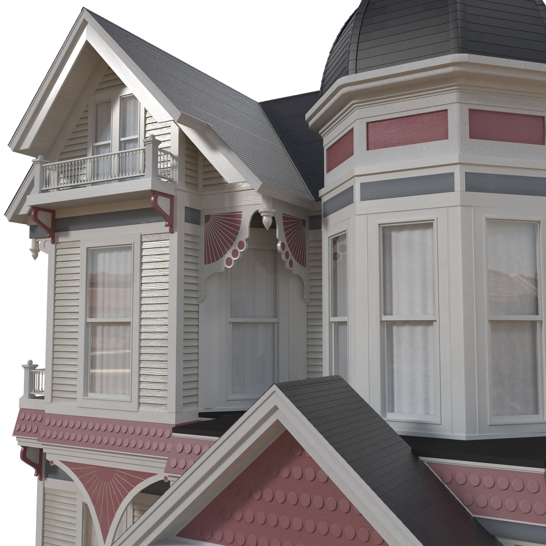 3d victorian house