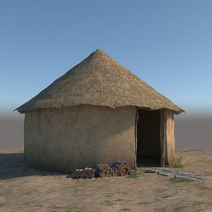 Prehistoric neolithic house 3D model - TurboSquid 1325682