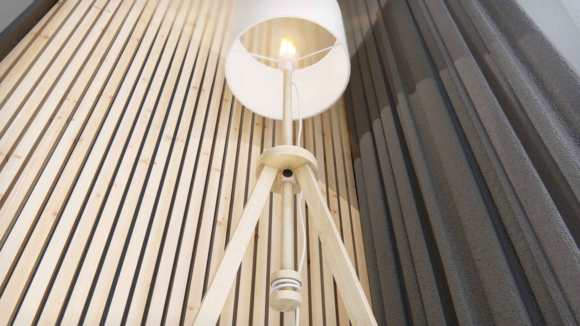 3D IKEA - LAUTERS Floor Lamp - Lumion Library Model - TurboSquid 2086414