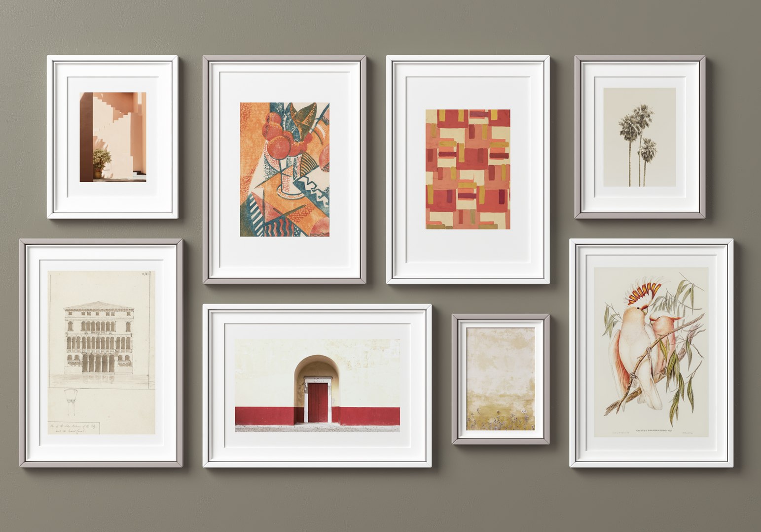 3D Picture Frames Set-521 - TurboSquid 2235550