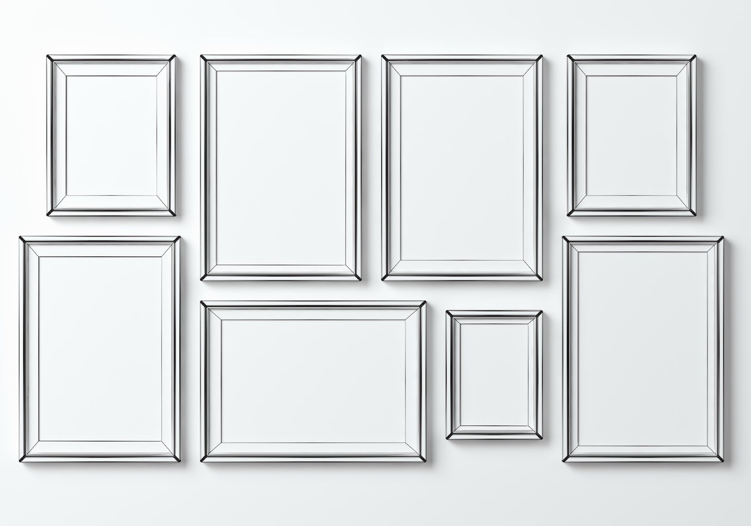 3D Picture Frames Set-521 - TurboSquid 2235550