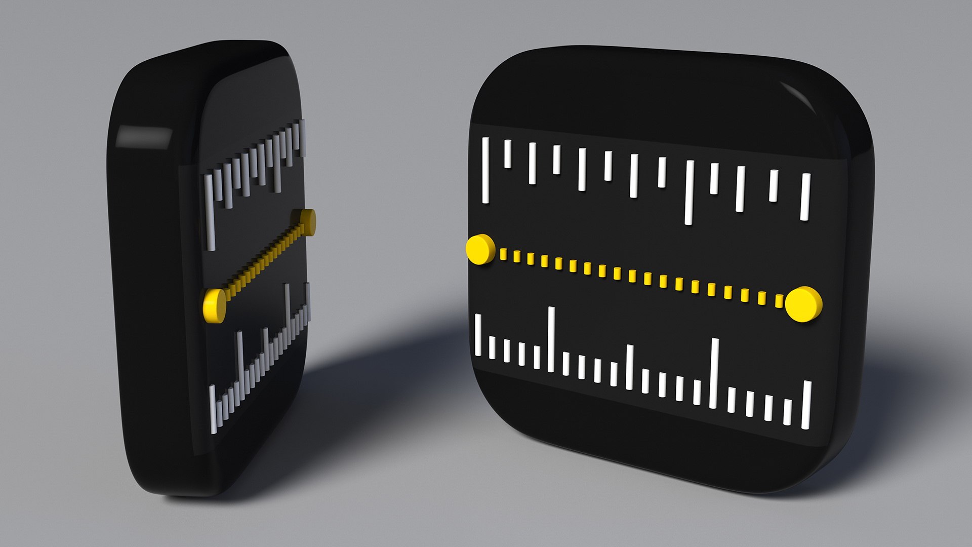 IPhone IOS Measure Icon 3D Model - TurboSquid 2222926
