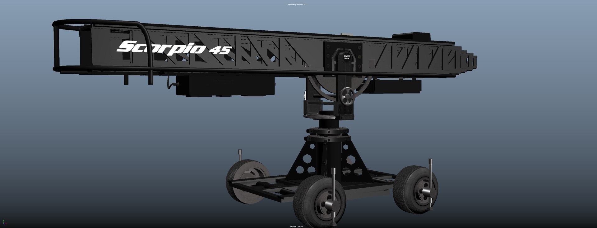 Scorpio45 Crane 3D - TurboSquid 1478578