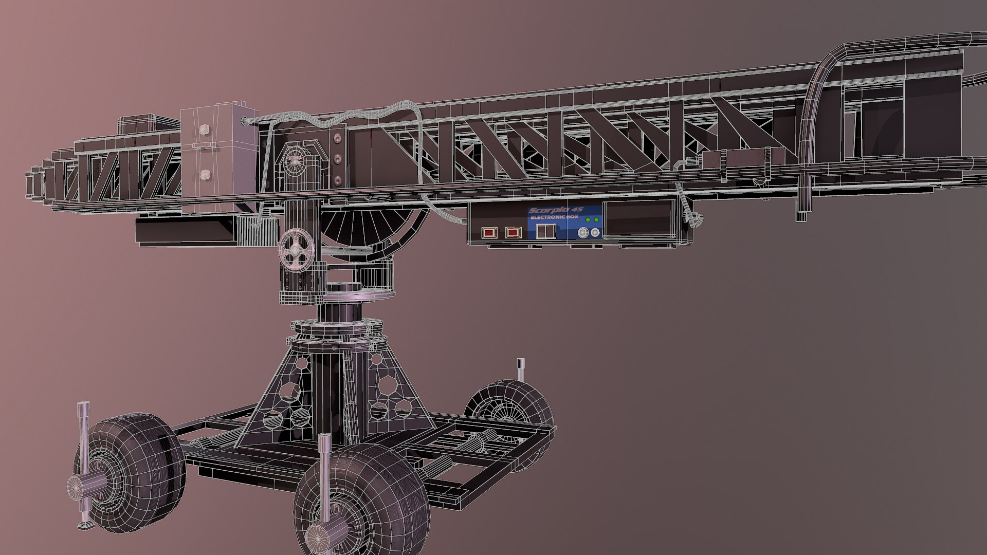 Scorpio45 Crane 3D - TurboSquid 1478578