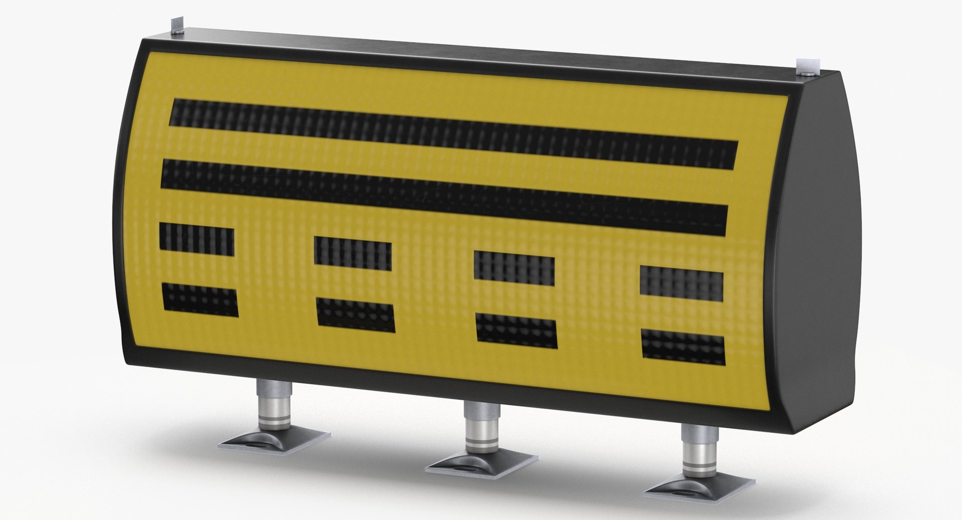 Ils Runway Safety Area Obstacle Free Boundary Clean and Dirty 3D model ...