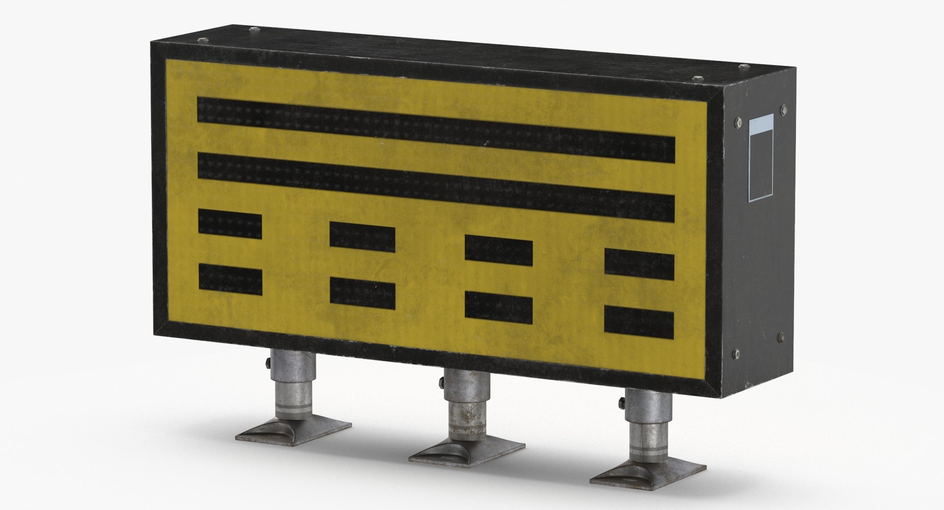Ils Runway Safety Area Obstacle Free Boundary Clean and Dirty 3D model ...