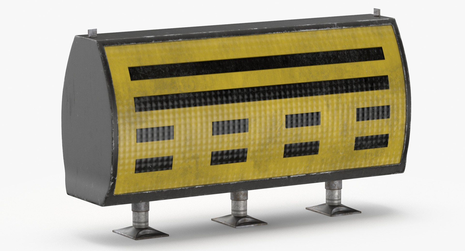 Ils Runway Safety Area Obstacle Free Boundary Clean and Dirty 3D model ...