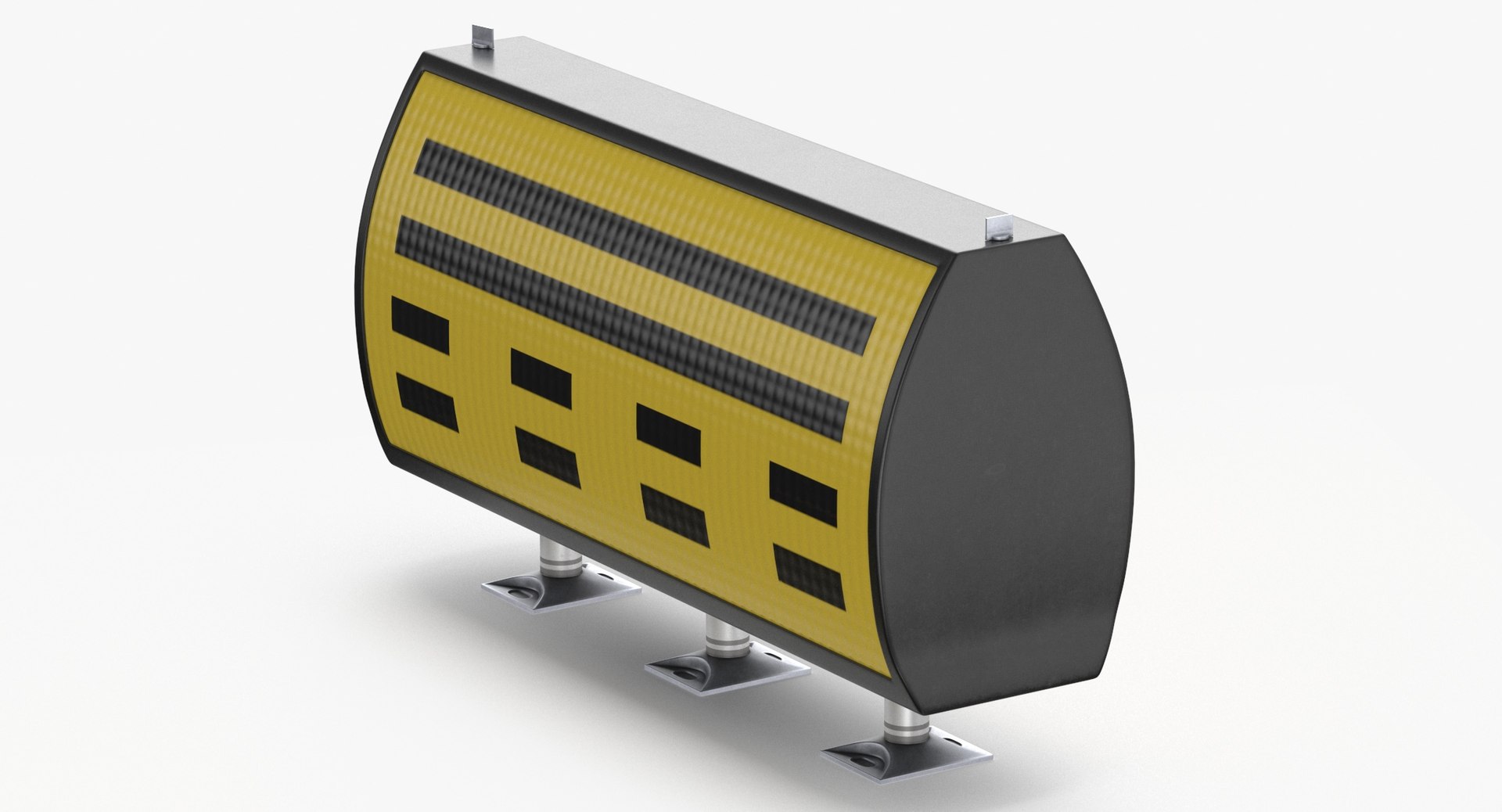 Ils Runway Safety Area Obstacle Free Boundary Clean and Dirty 3D model ...