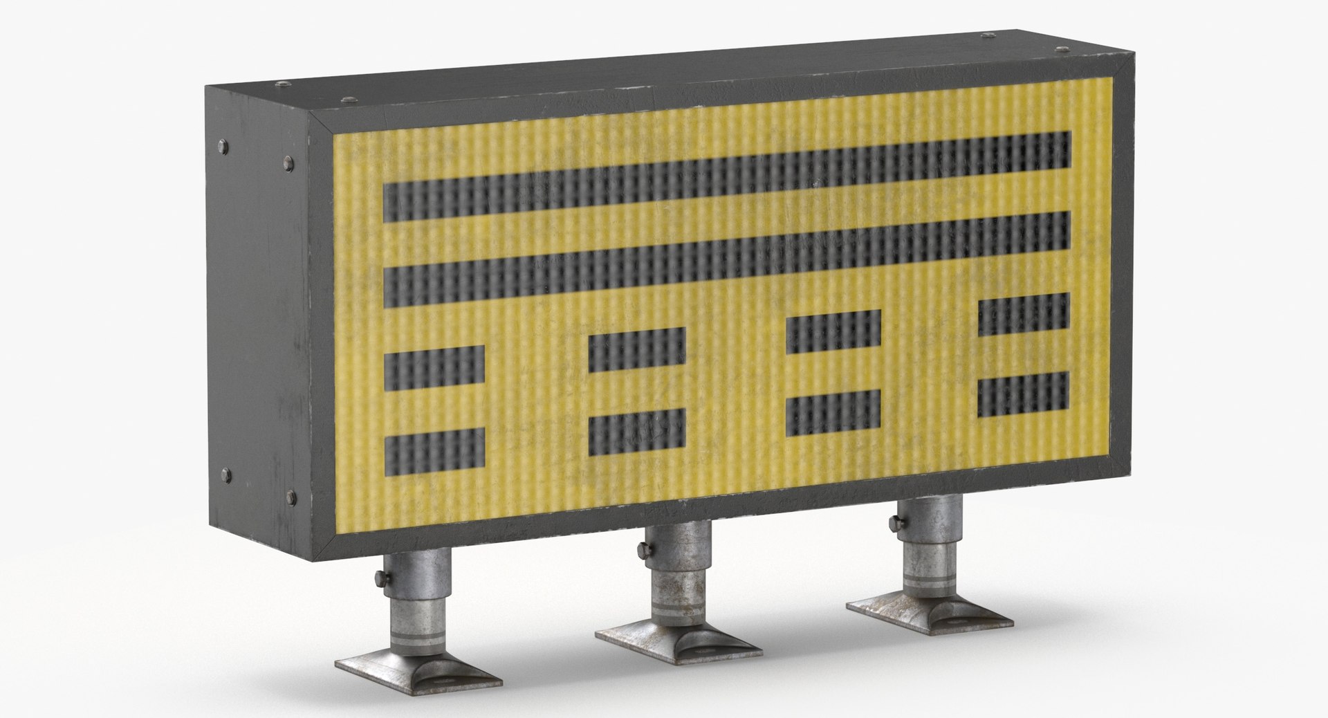 Ils Runway Safety Area Obstacle Free Boundary Clean and Dirty 3D model ...