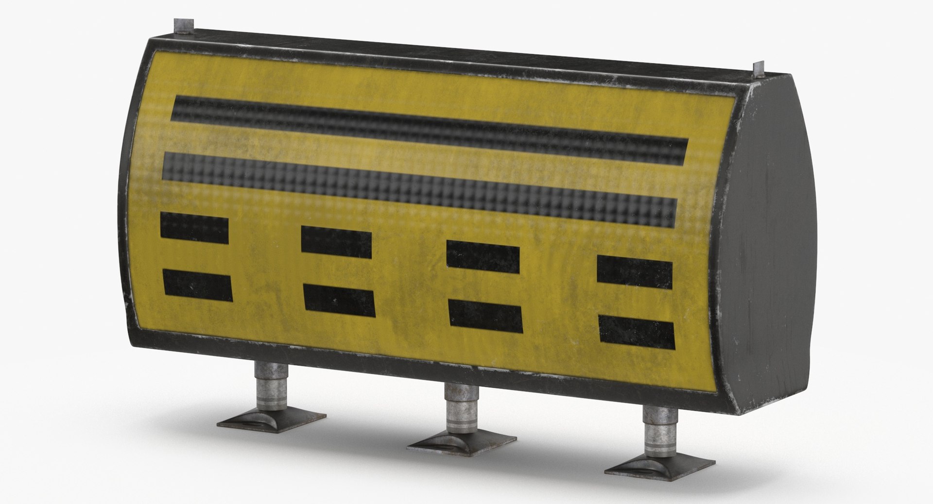 Ils Runway Safety Area Obstacle Free Boundary Clean and Dirty 3D model ...