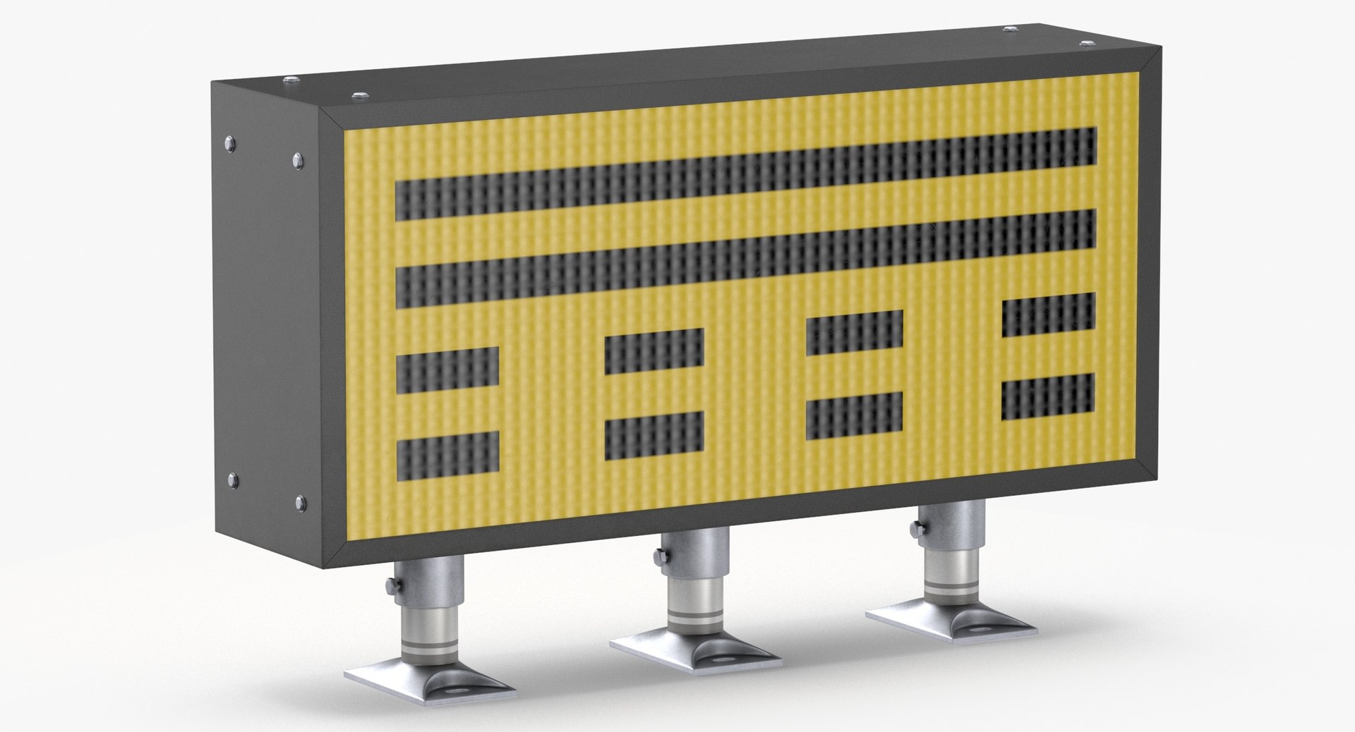 Ils Runway Safety Area Obstacle Free Boundary Clean and Dirty 3D model ...