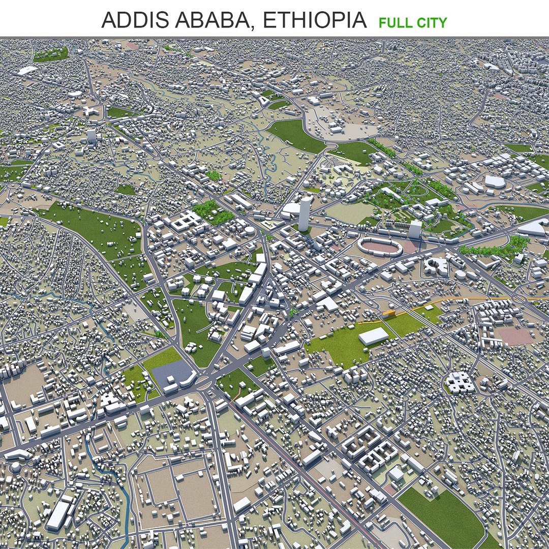 3D Addis Ababa Ethiopia - TurboSquid 1719222