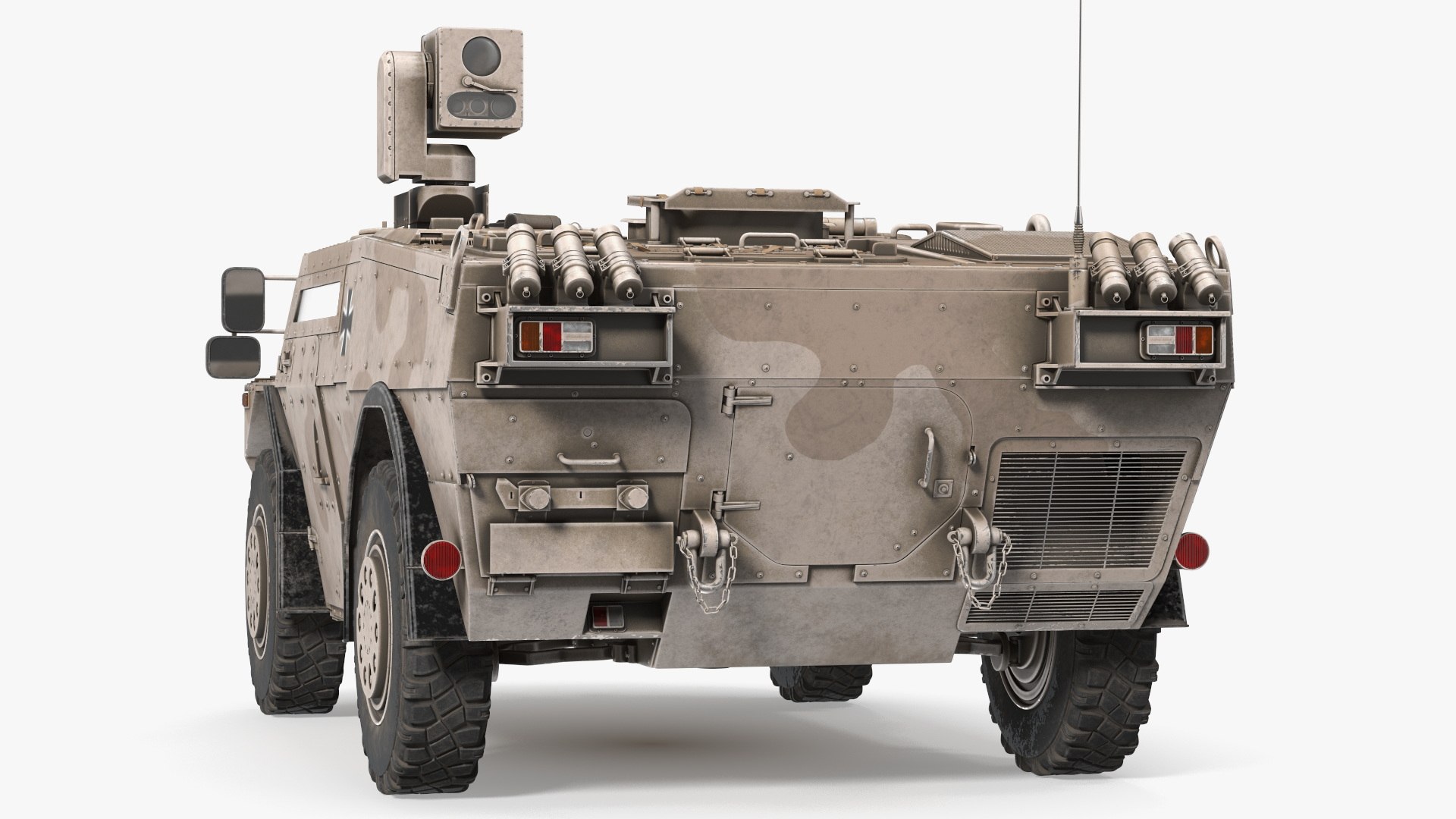 3d model fennek kmw 4x4 armoured