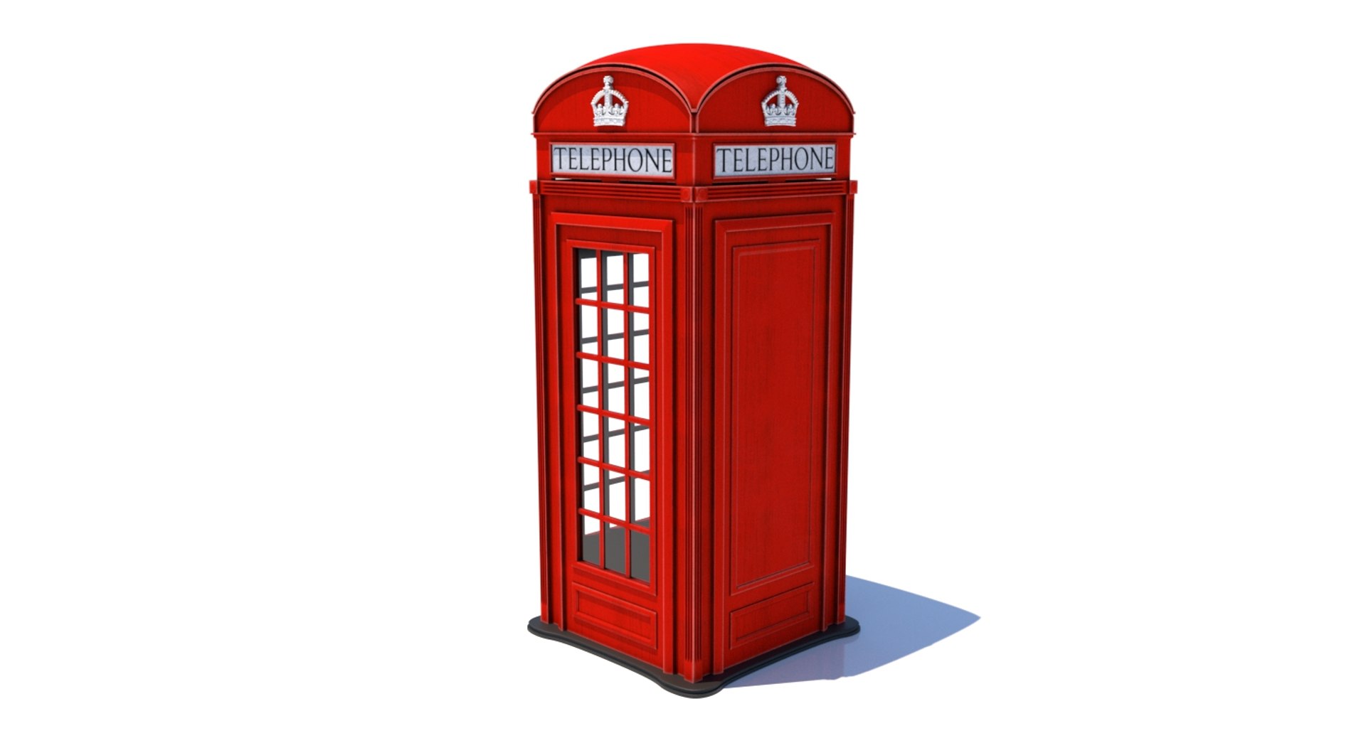 London Telephone Box 3D - TurboSquid 1319867