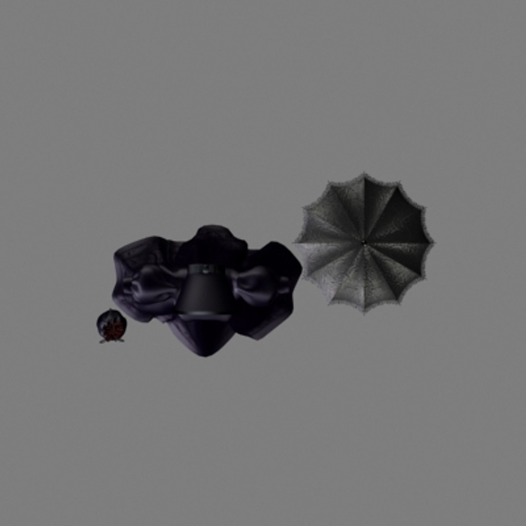 3d Model Of Reticule Regency Dress