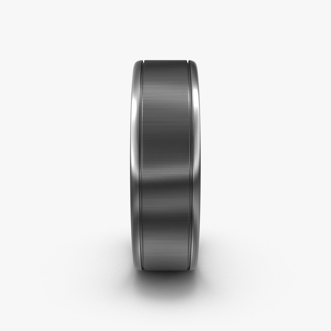 3d male wedding ring model