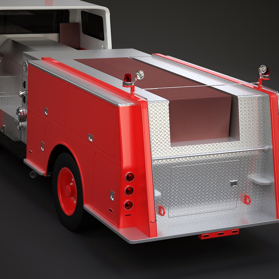3d model of mack cf engine