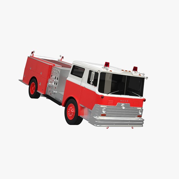 3d model of mack cf engine