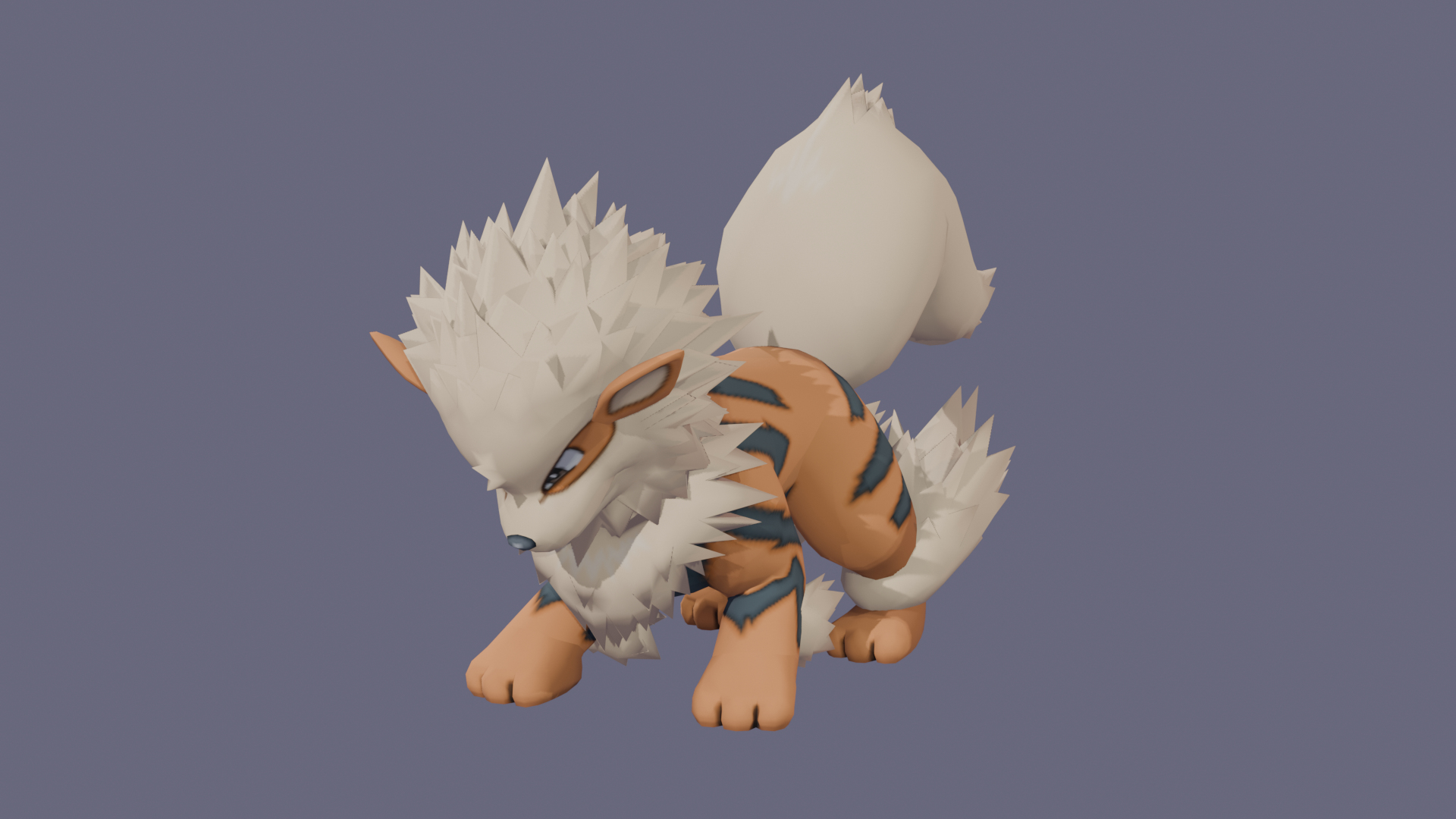 POKEMON Arcanine Animated Game Already 3D - TurboSquid 2358893