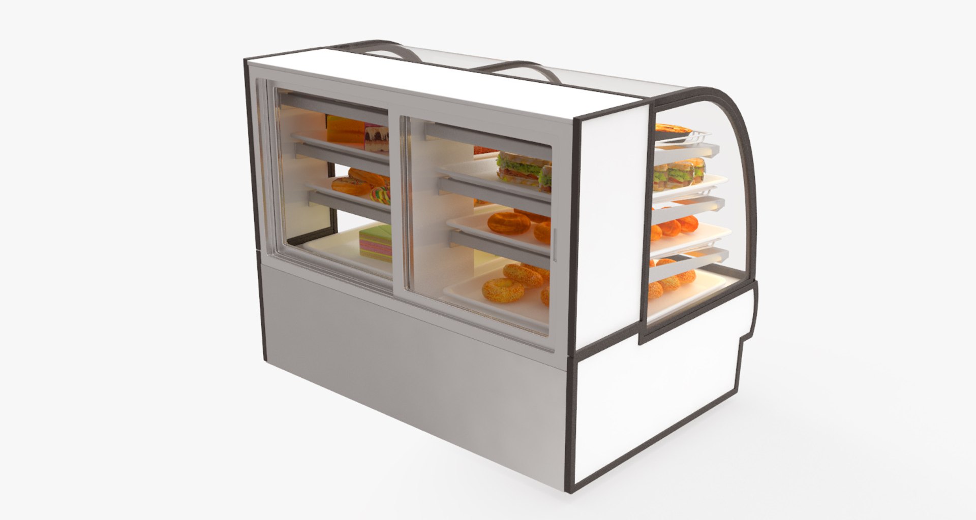 3d Refrigerated Food