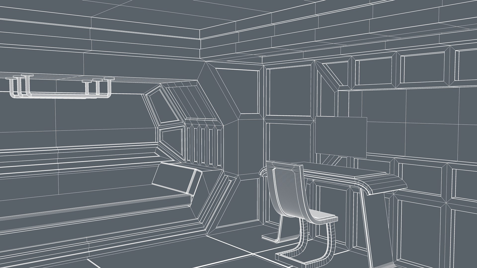 Sci Fi Room 3D Model - TurboSquid 2251269