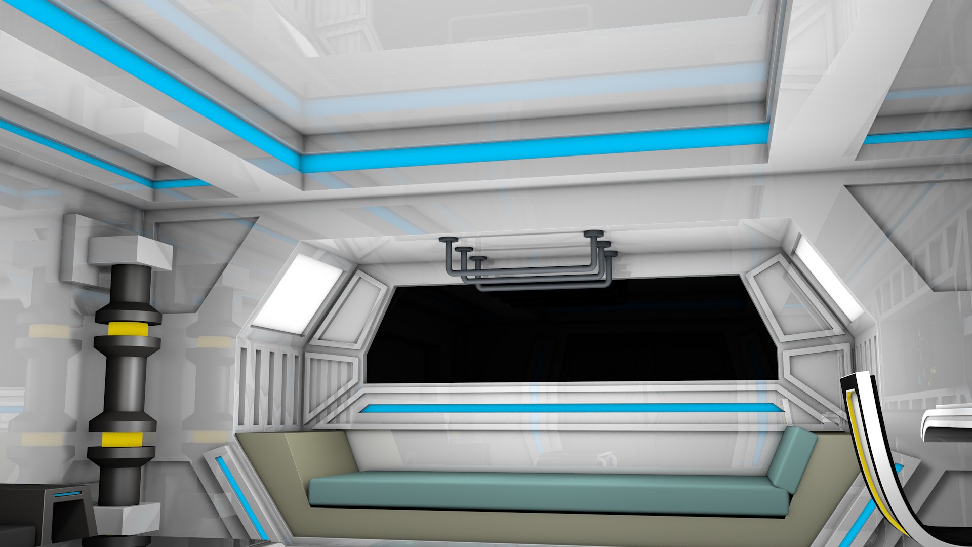Sci Fi Room 3D Model - TurboSquid 2251269