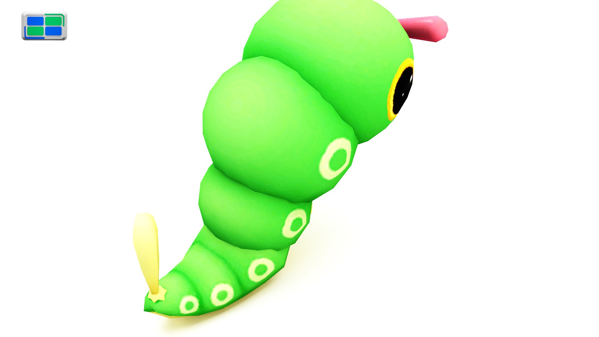 3d Model Of Caterpie Charmander