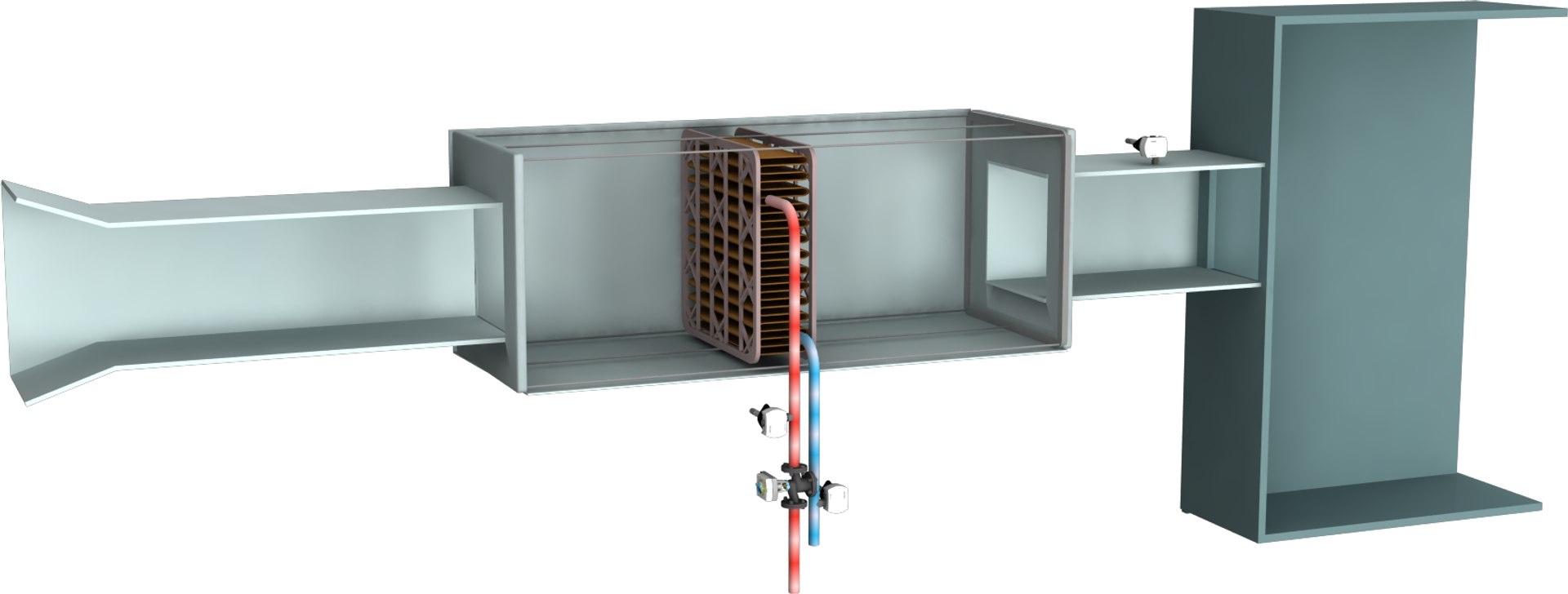 3D Cooling Coil Garbage Room - TurboSquid 1275350