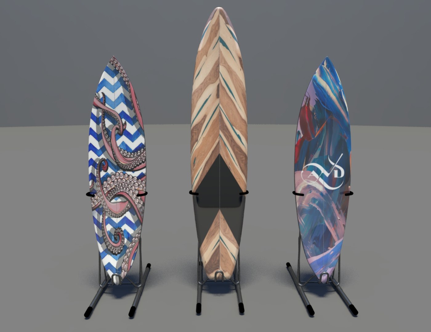 3D Surfboard Board Surf - TurboSquid 1380154