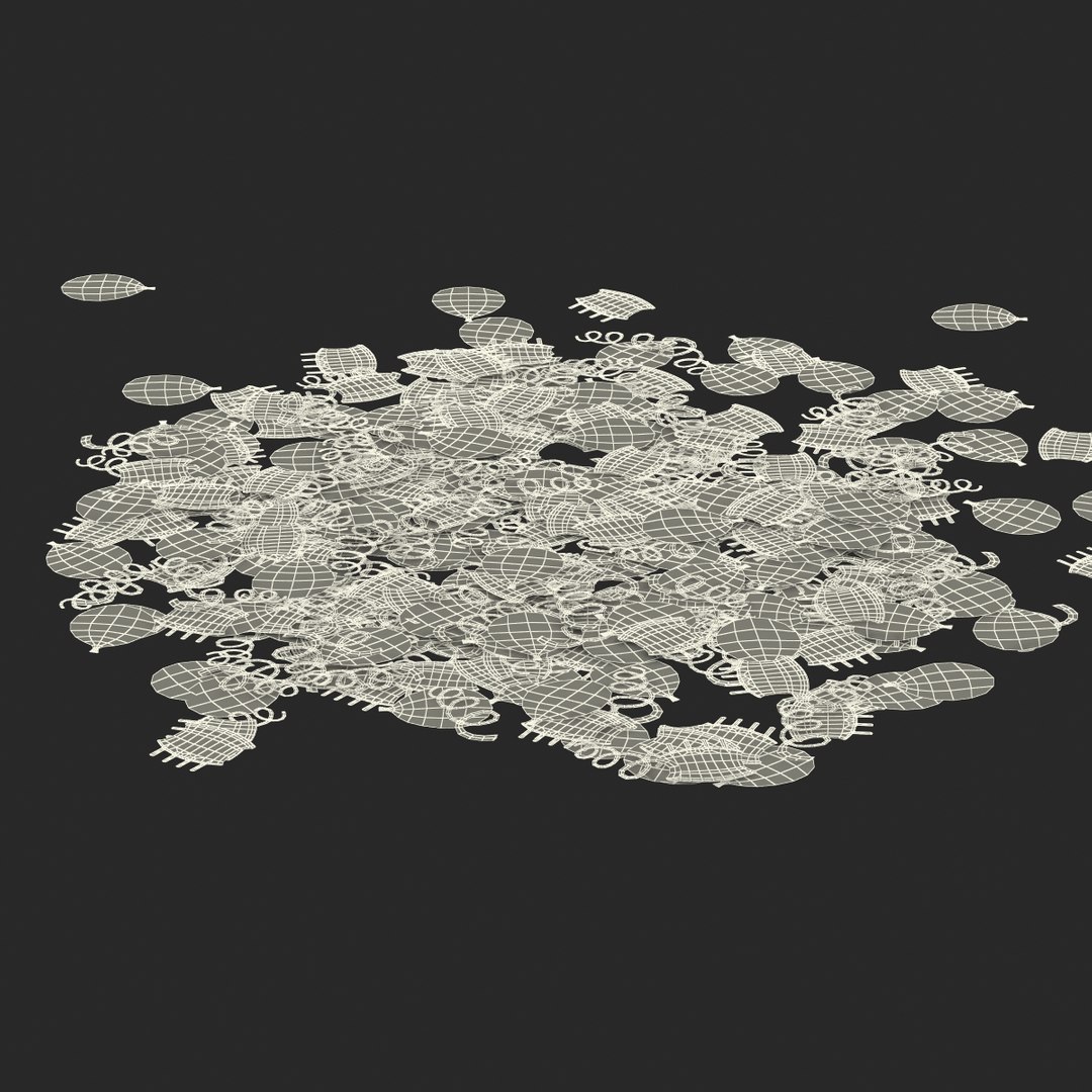 3d Model Confetti 2