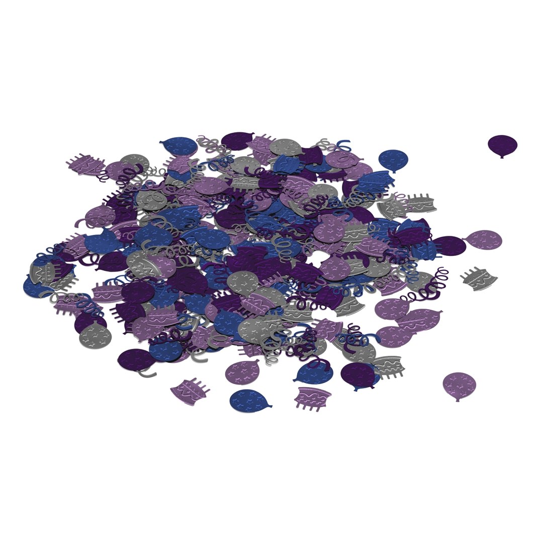 3d Model Confetti 2