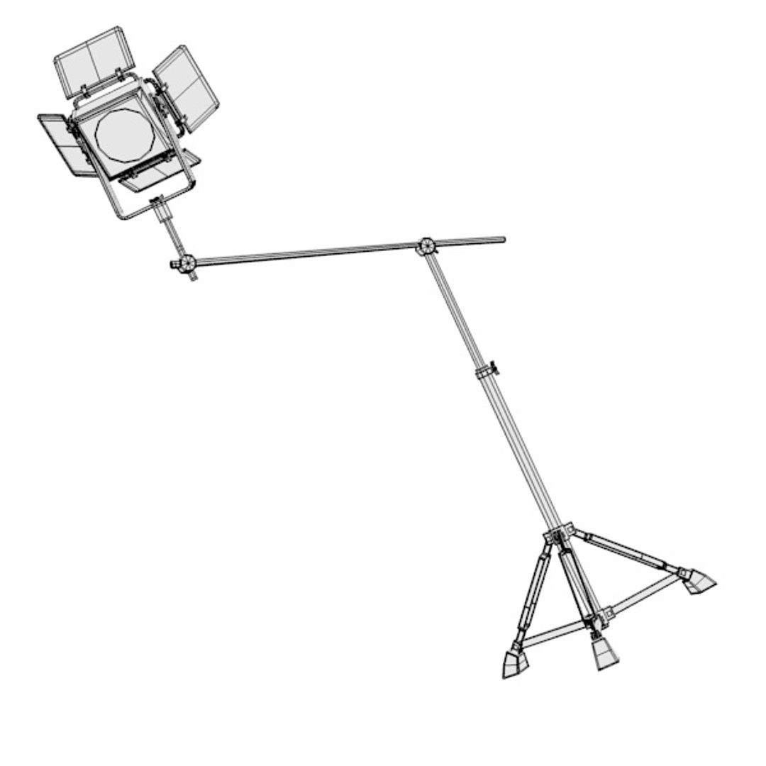 3d model stage light
